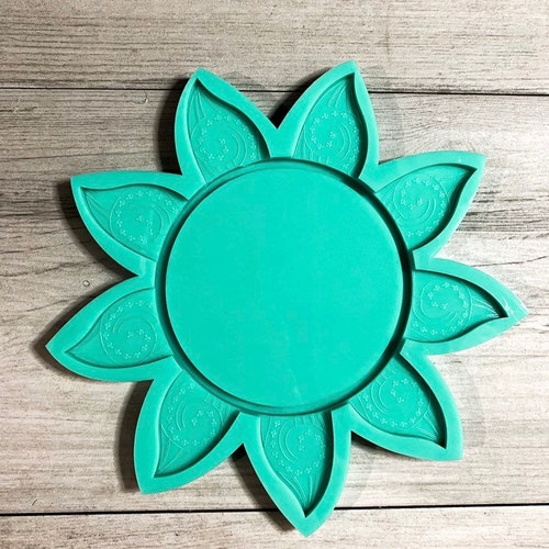 Mini Etched Tangled Sun Silicone Mold Shiny Mould for Resin | Etsy