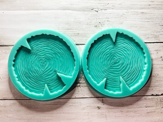 Wood Log Coaster Silicone Mold | Etsy