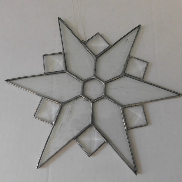 Stained Glass Snowflakes - Etsy