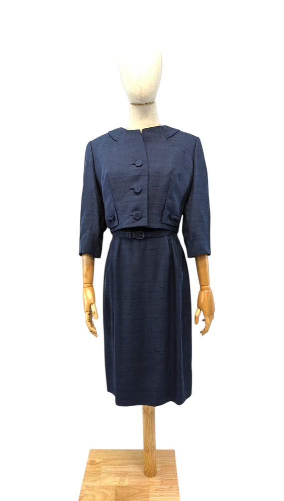 Late 1950s Early 60s Baron Peters Dress and Jacket - Gem
