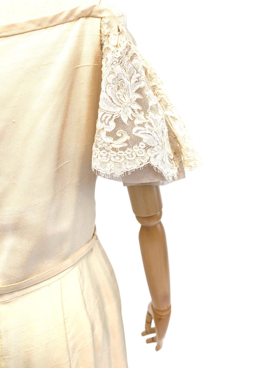 Late 1950s/Early 1960s Silk Shantung Sheath Dress - Gem