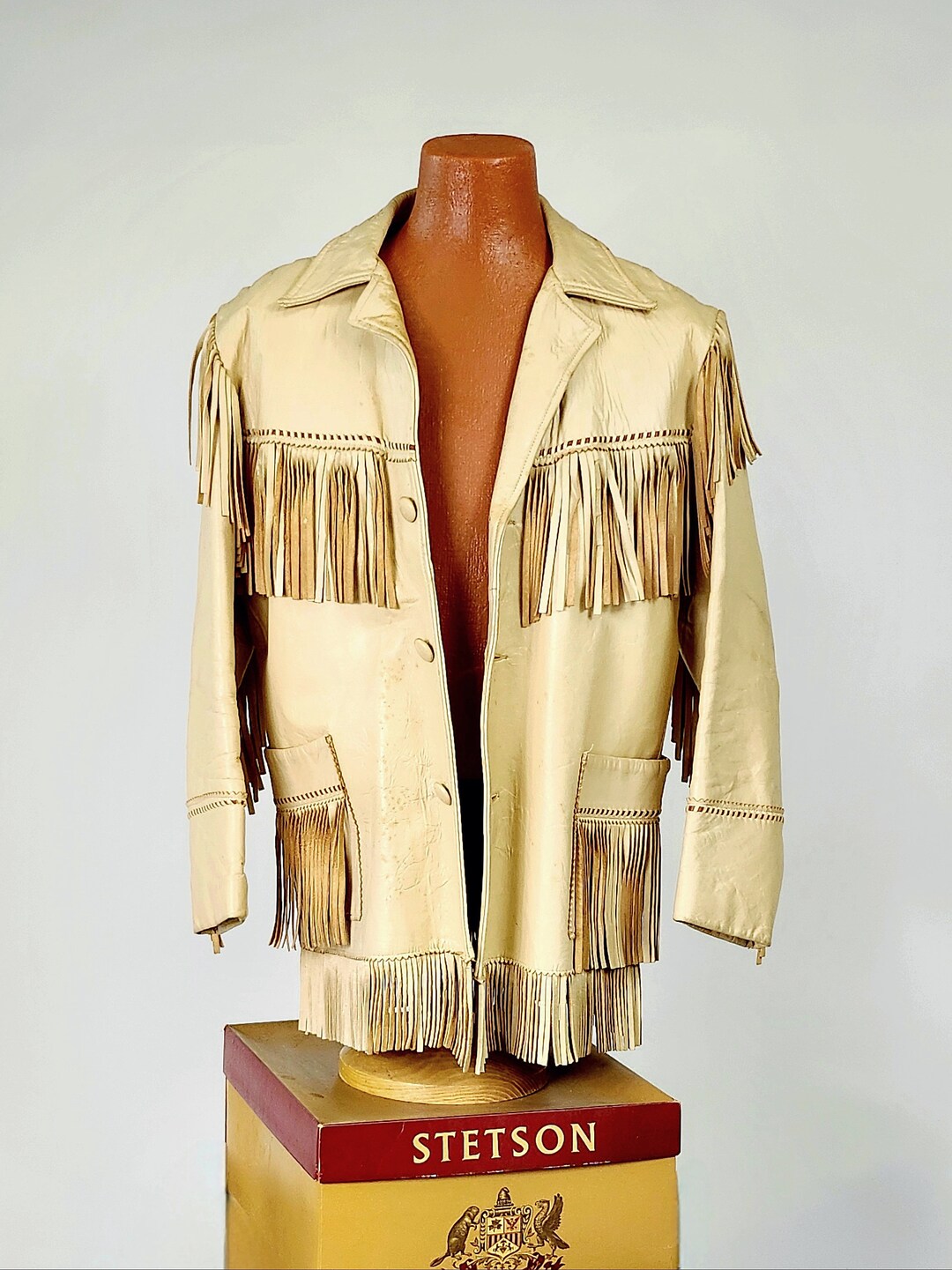 1950s/1960s Jo-o-kay Fashions in Leather by Corral Sportswear Co. Fringe Jacket - Etsy