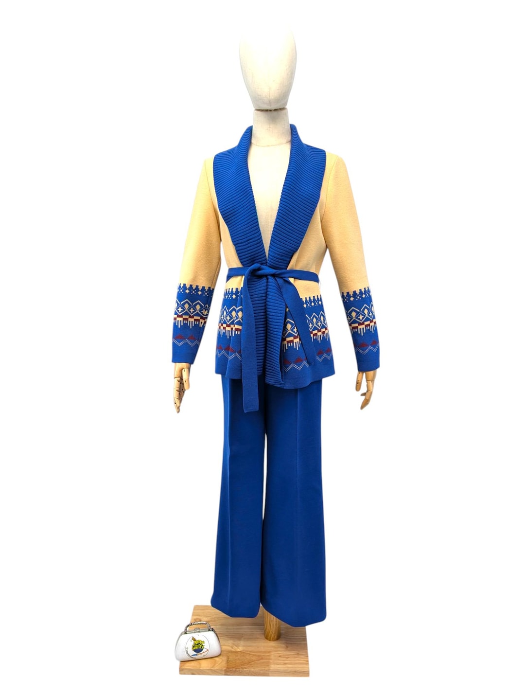 1970s Wrap Cadigan and Pants by Palena Knitwear Hong Kong - Etsy