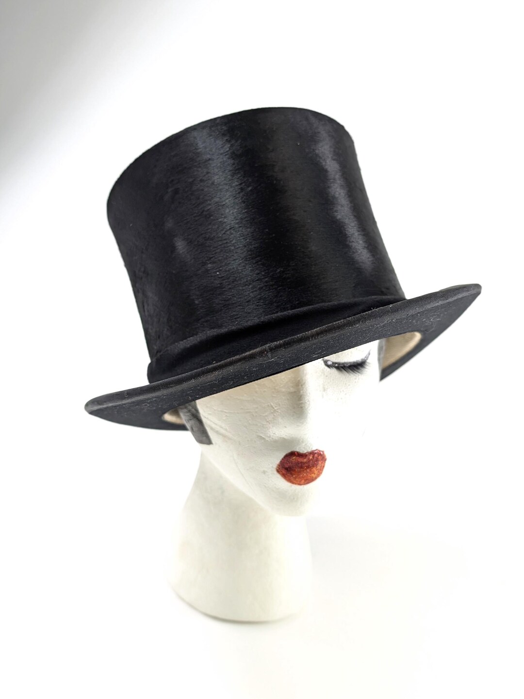 Antique Late 1800s/early 1900s Beaver Top Hat by Scott& Co Imported by ...