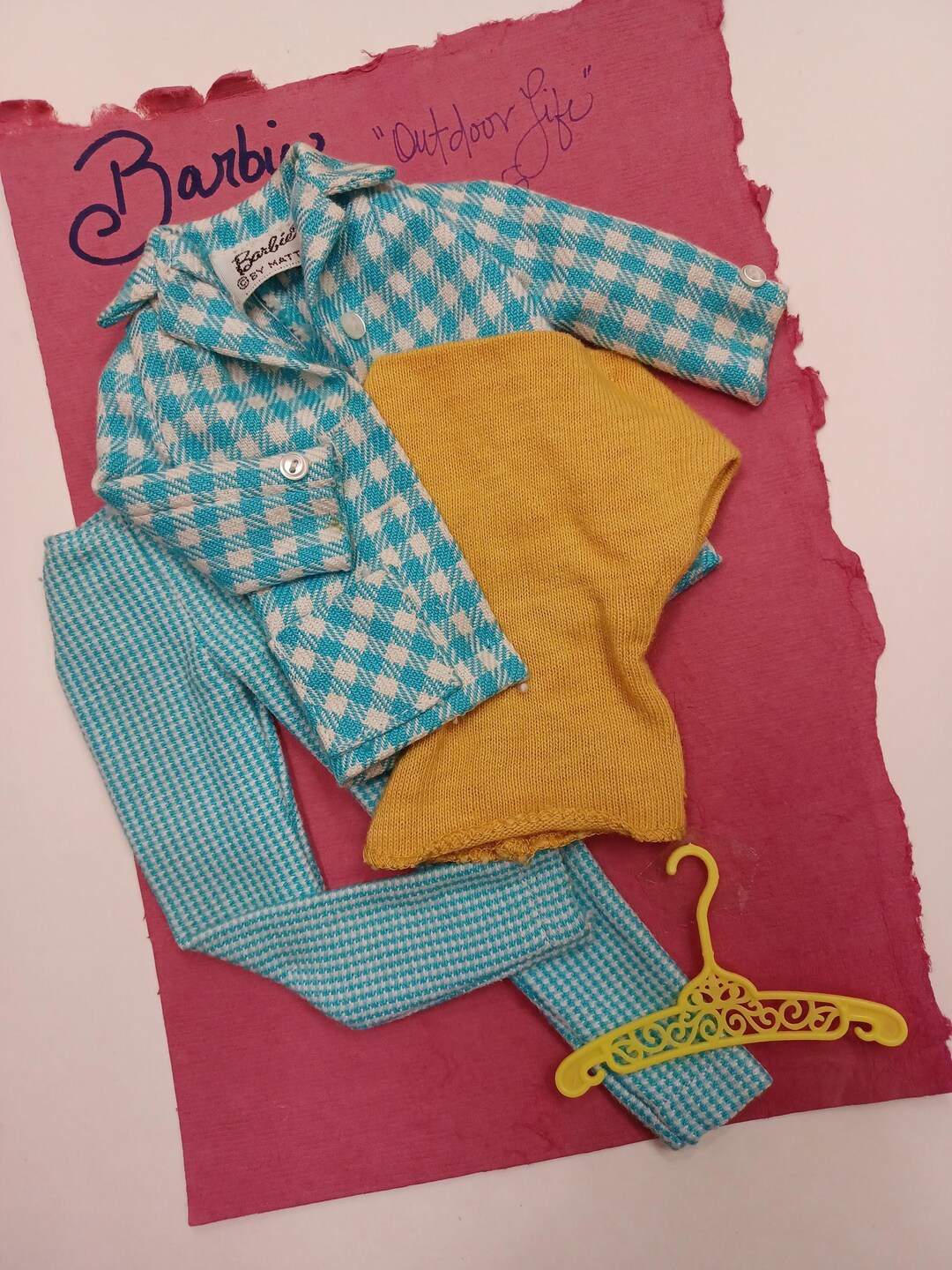 BARBIE "outdoor Life" 1965 Vintage Barbie Outfit - Etsy