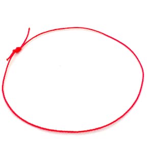Red Cord Bracelet, Mens Bracelet, Nylon Red String Bracelet, Adjustable ...