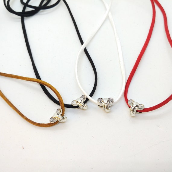 Boho Suede Leather Choker Necklace Mens Jewelry Surfer | Etsy