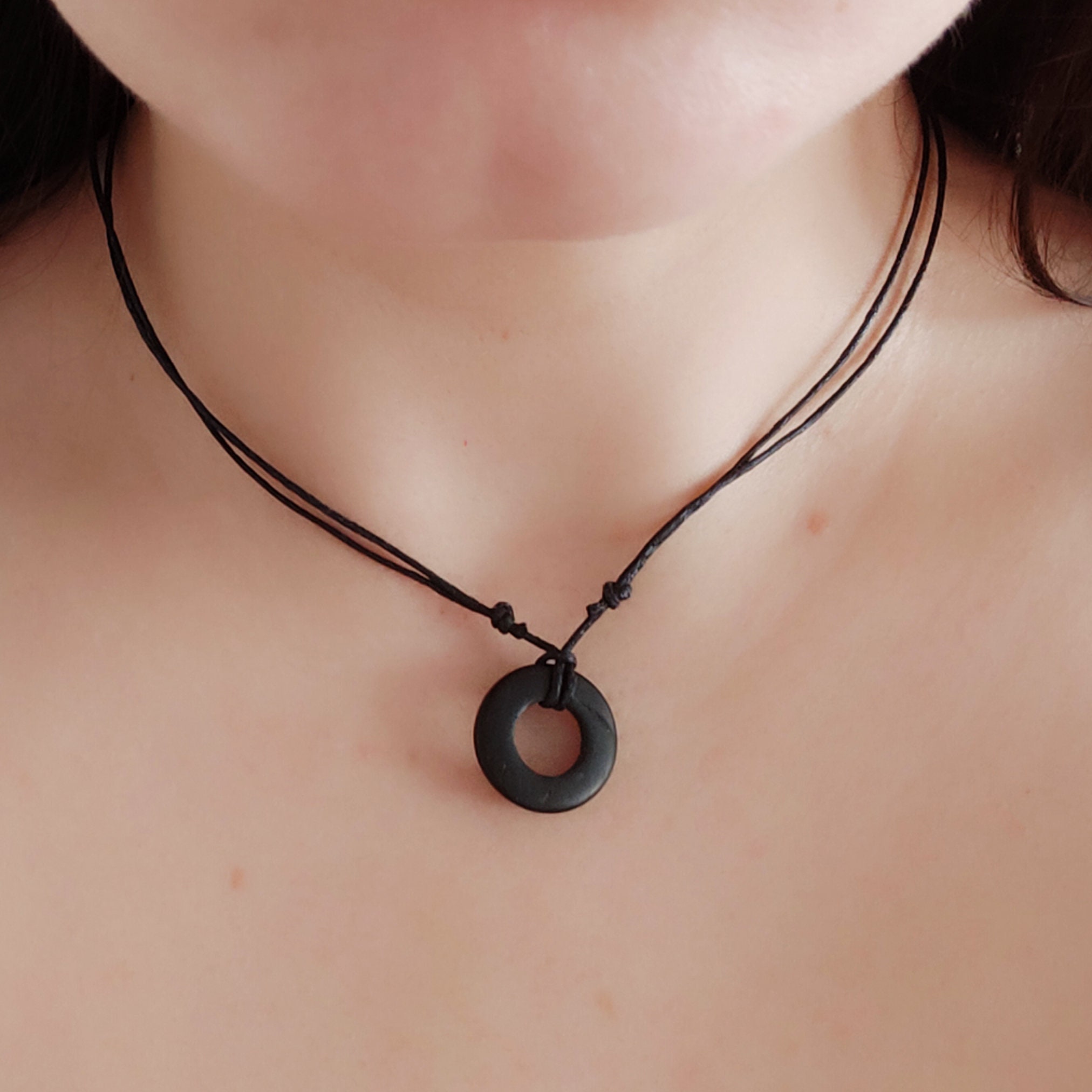 Coconut Shell Necklace Hippie Adjustable Wood Coconut - Etsy