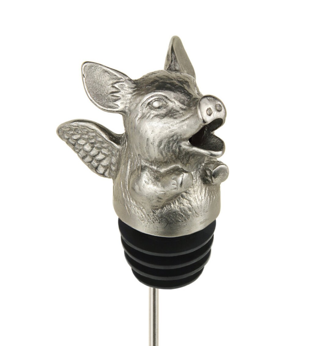Flying Pig Wine Pourer/aerator - Wine Accessories Gift - Etsy