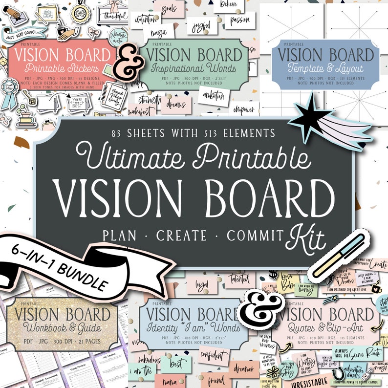 89 Epic Vision Board Examples Ideas For 2023