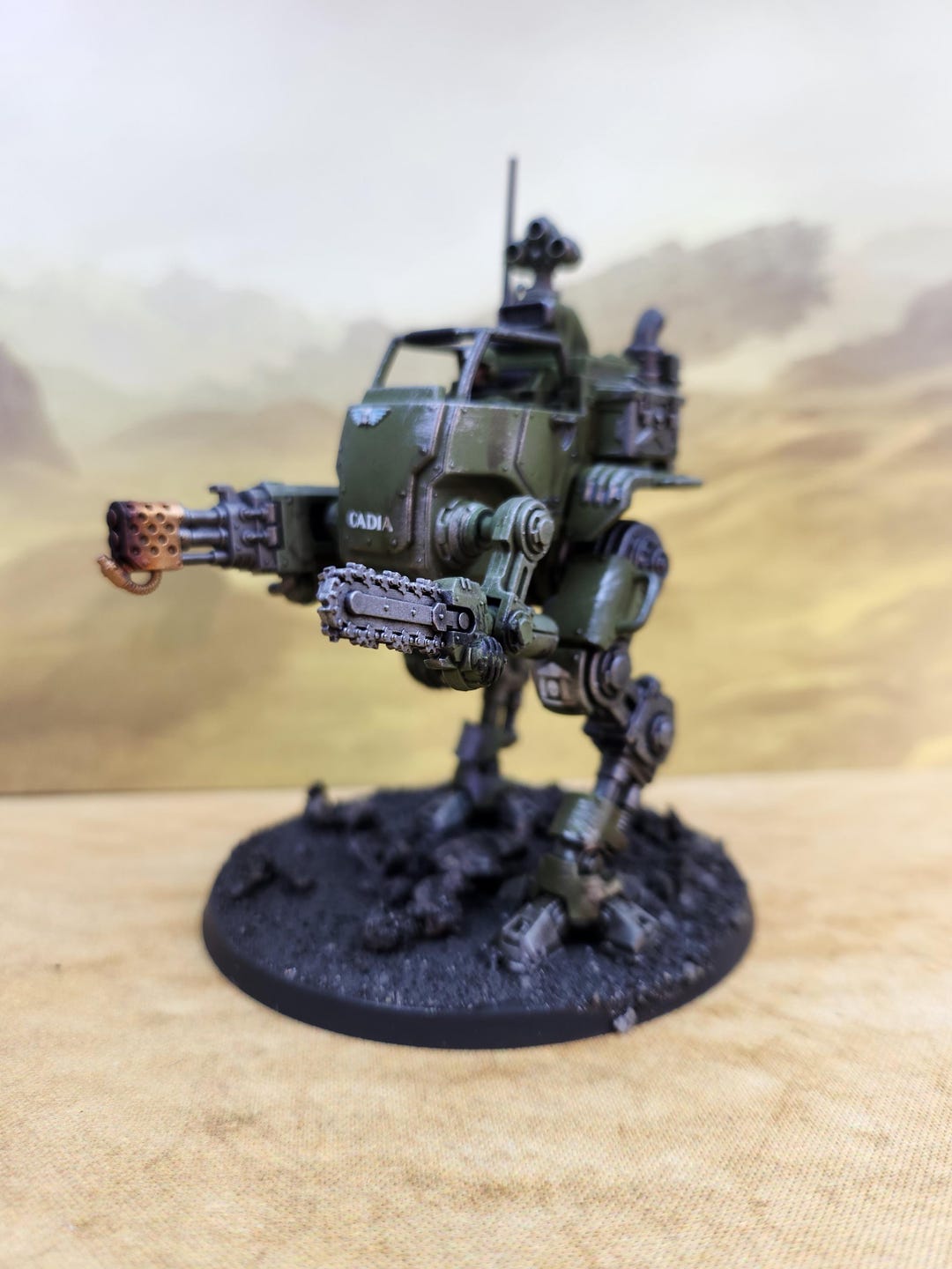 Warhammer 40K Astra Militarum Imperial Guard Cadia Sentinel Assembled ...