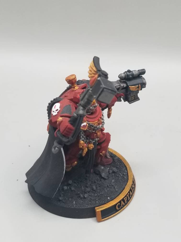 Warhammer 40K Space Marines Blood Angels Space Marine Captain in ...