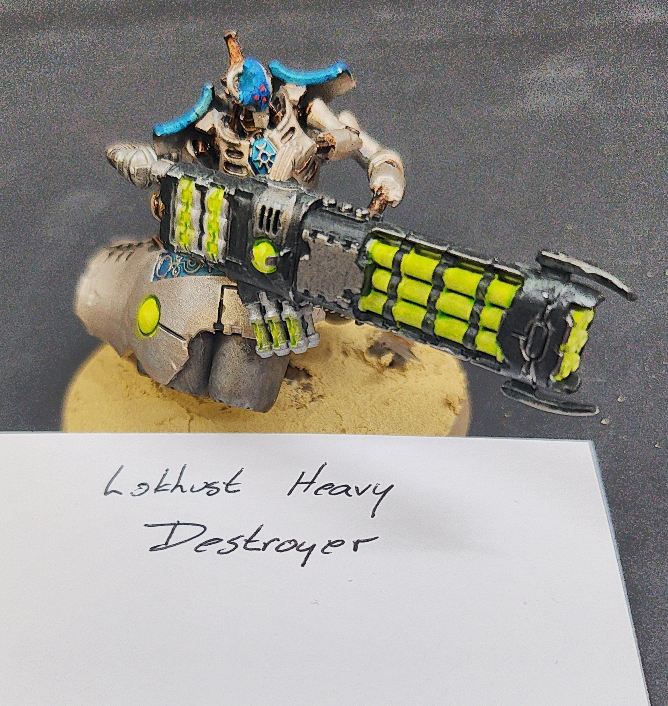 Warhammer 40K 40000 Necrons Lokhust Heavy Destroyer Assembled Painted ...