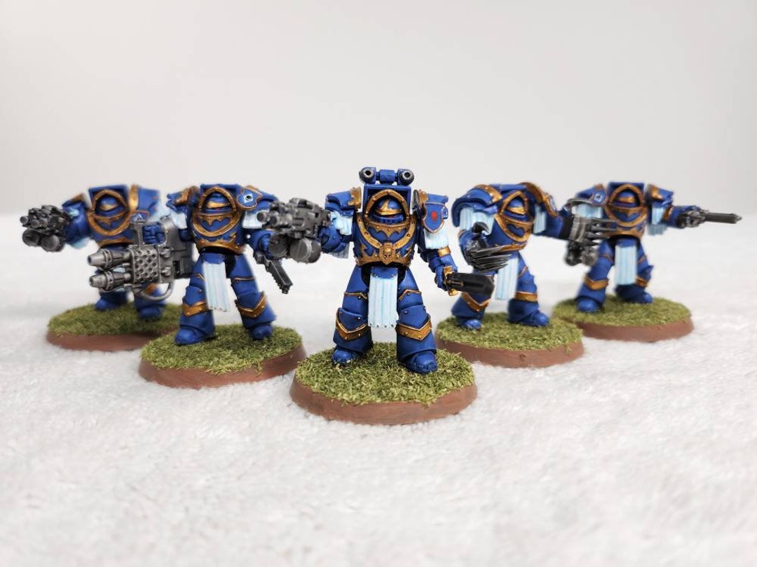 Ultramarines Cataphractii Relic Terminator Squad (5 Models) Warhammer ...