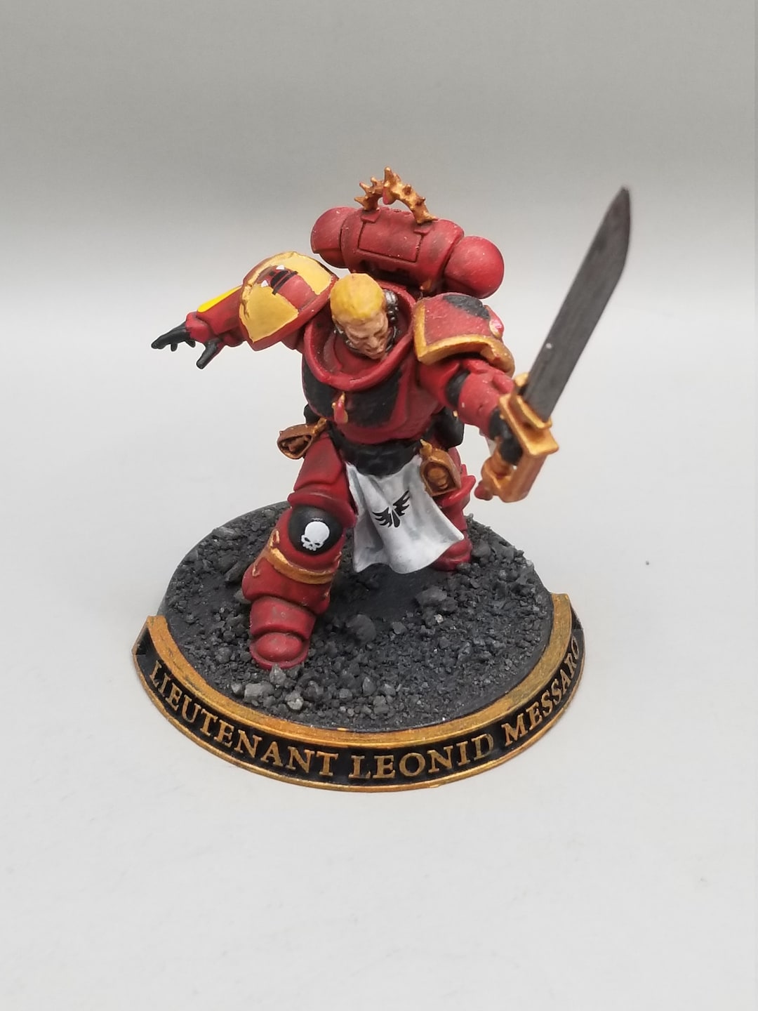 Warhammer 40K Blood Angels Primaris Lieutenant Assembled Painted and ...