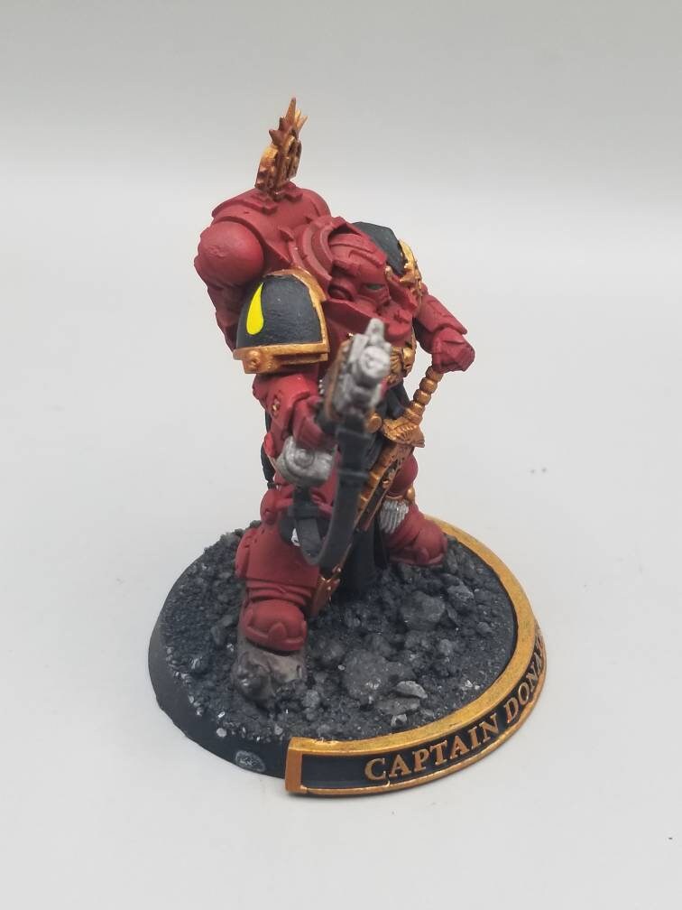 Warhammer 40K Blood Angels Captain With Master Crafted Auto Bolt Rifle ...