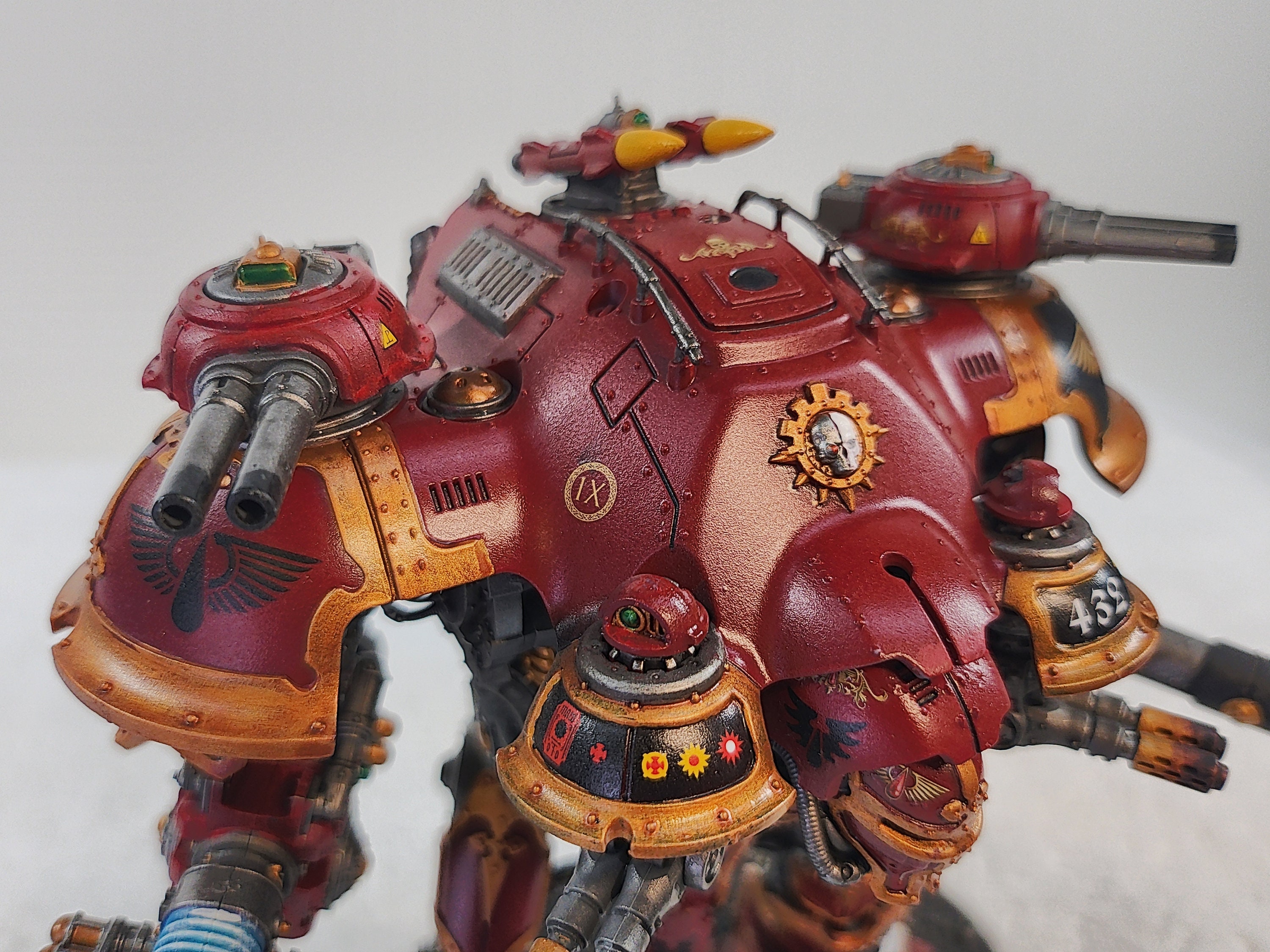 Warhammer 40K Imperial Knight Freeblade Blood Angels - Etsy