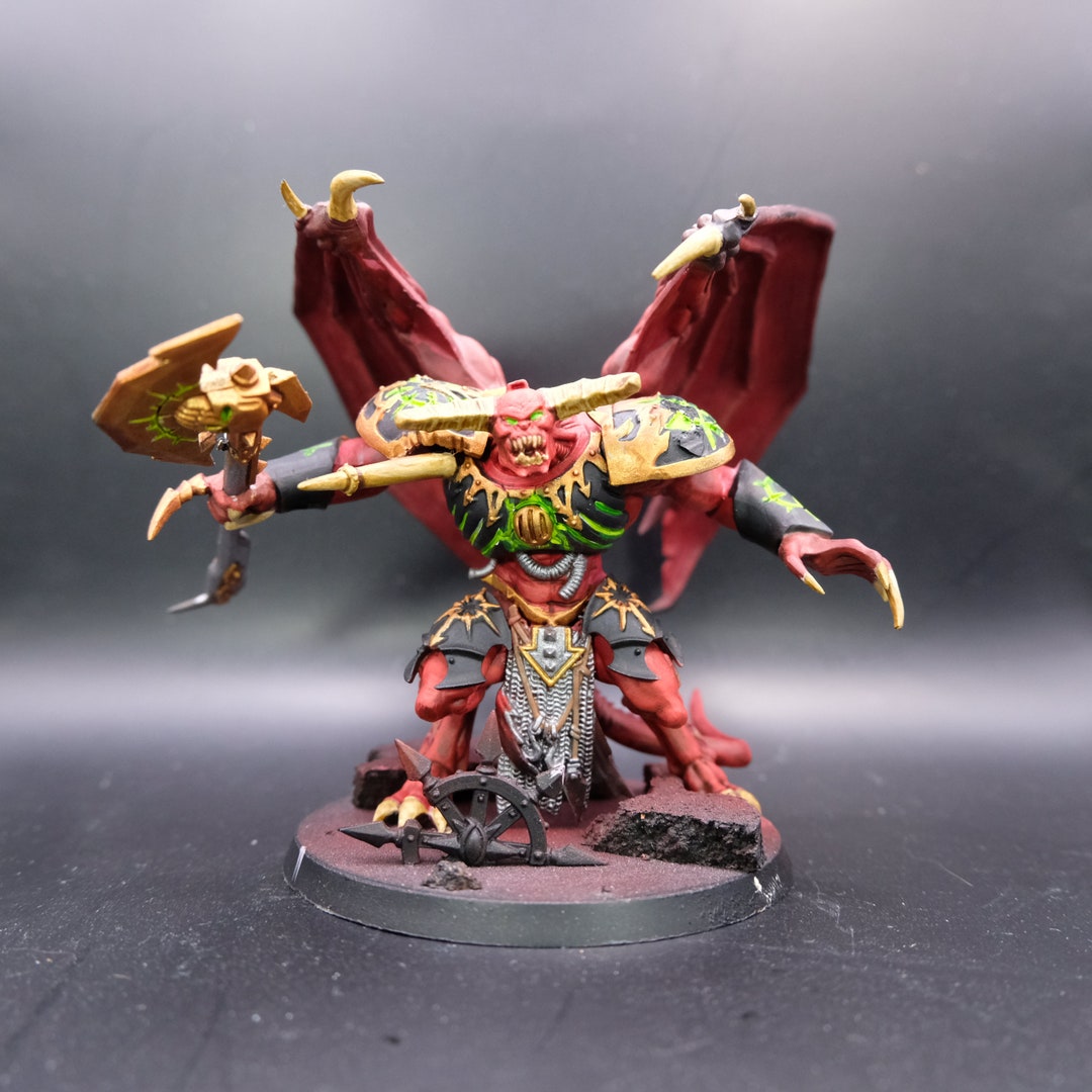 Khorne Daemon Prince With Wings and Axe Games Workshop Warhammer 40K ...