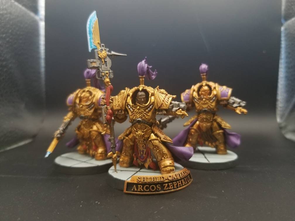 Warhammer 40K Horus Heresy Custodes Allarus Terminator Squad 3 Models ...