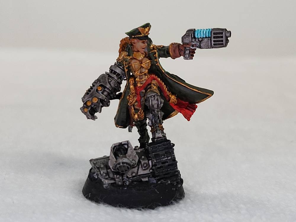 Warhammer 40K Astra Militarum Cadian Castellan Female Cadia Assembled ...