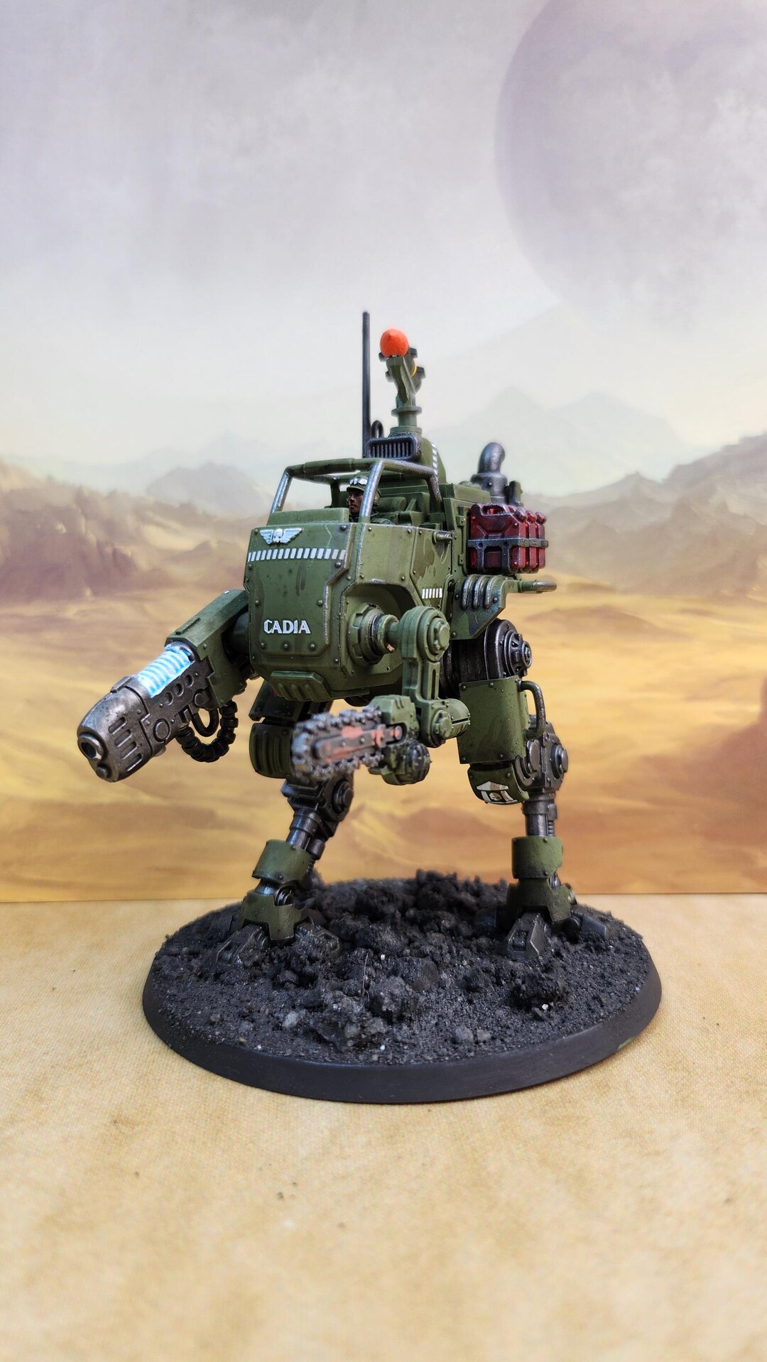 Warhammer 40K Astra Militarum Imperial Guard Cadia Sentinel Assembled ...