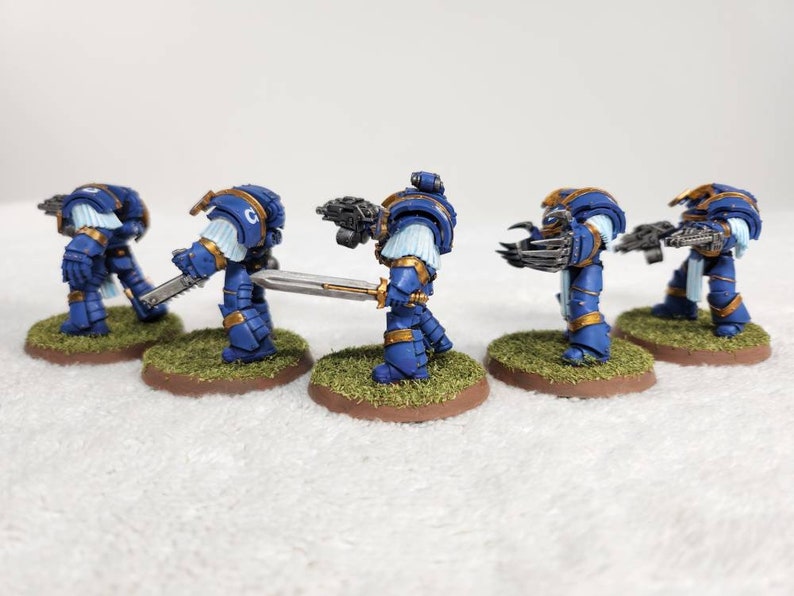 Ultramarines Cataphractii Relic Terminator Squad (5 Models) Warhammer ...
