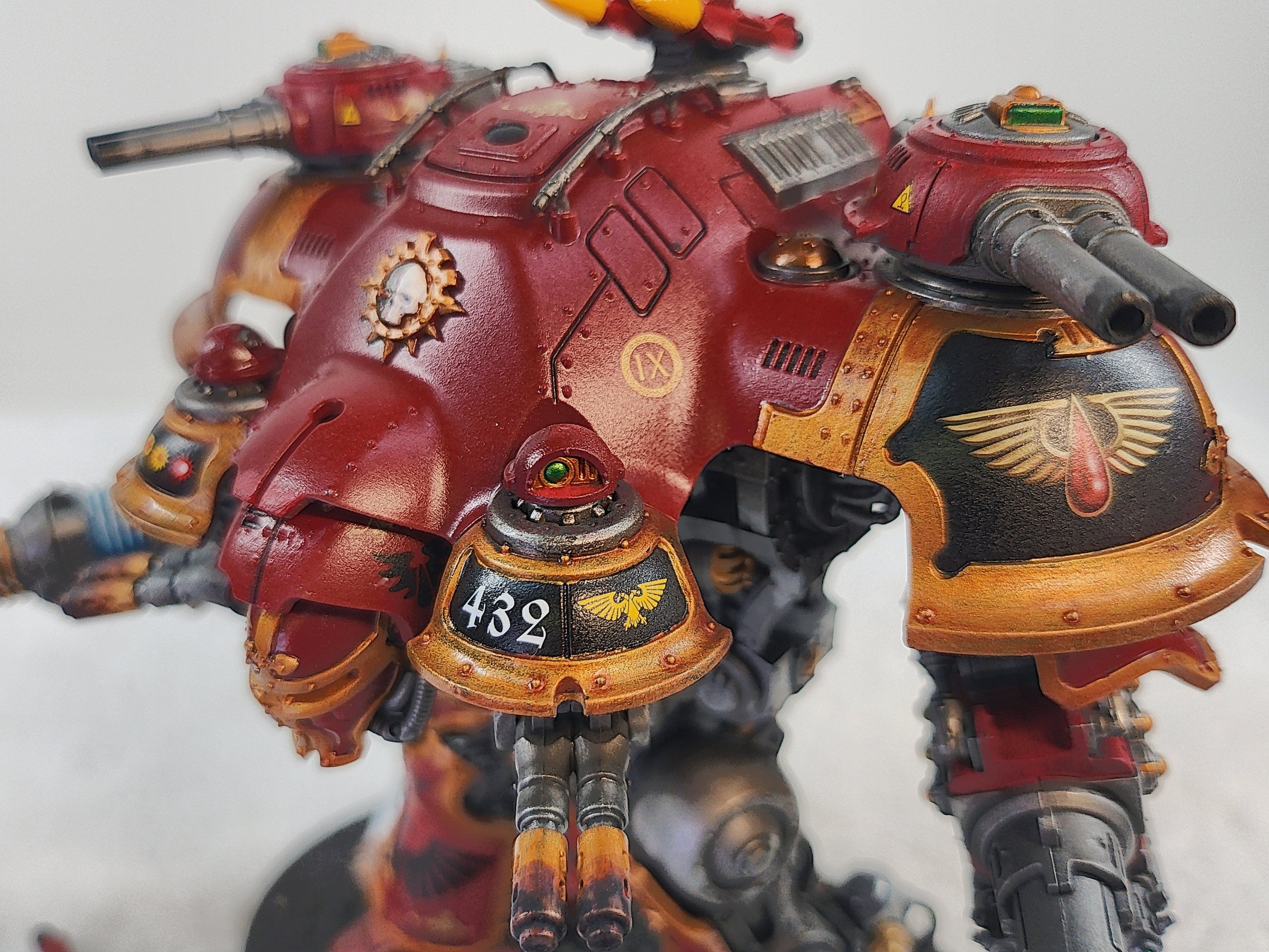 Warhammer 40K Imperial Knight Freeblade Blood Angels - Etsy