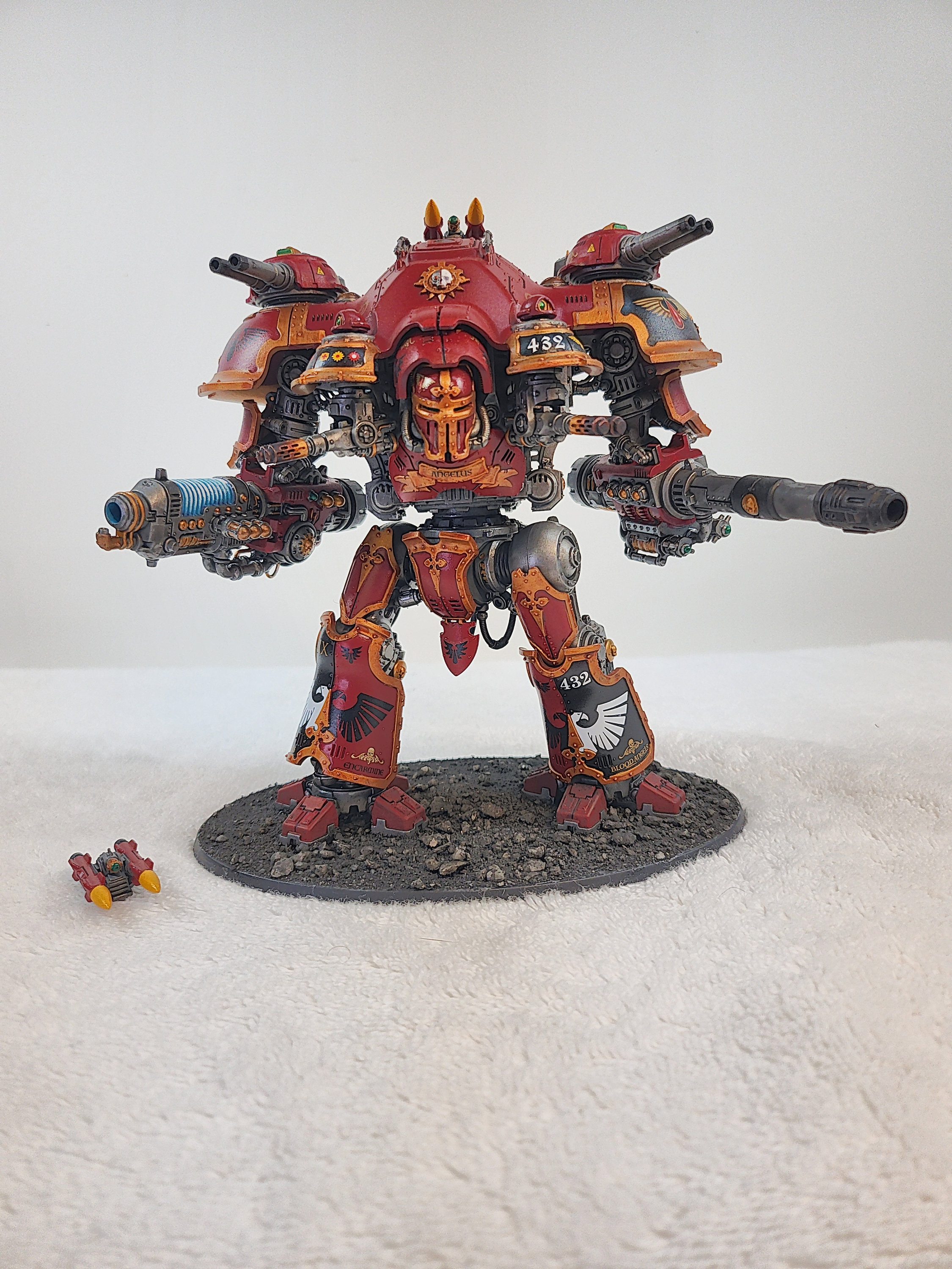 Warhammer 40K Imperial Knight Freeblade Blood Angels - Etsy