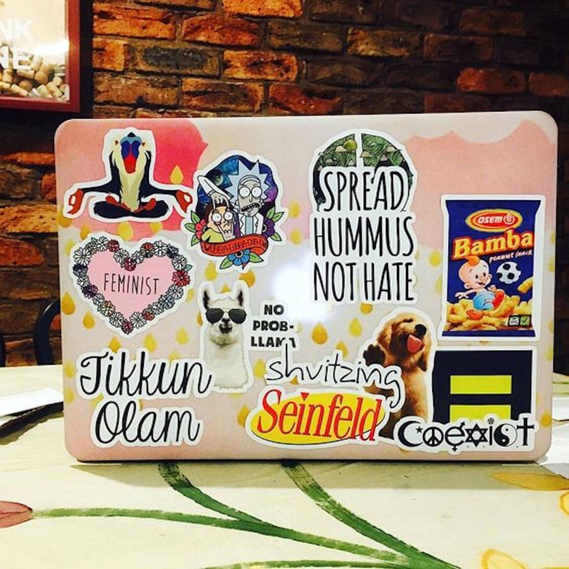 Hummus Lover Stickers 8 Sticker Pack - Etsy