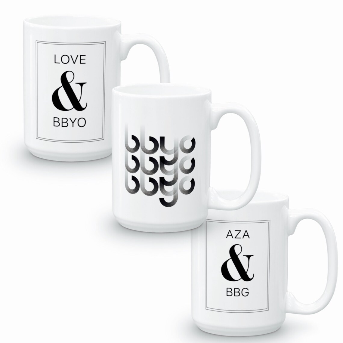 BBYO AZA BBG Mugs Nice Jewish Hanukkah Gifts - Etsy