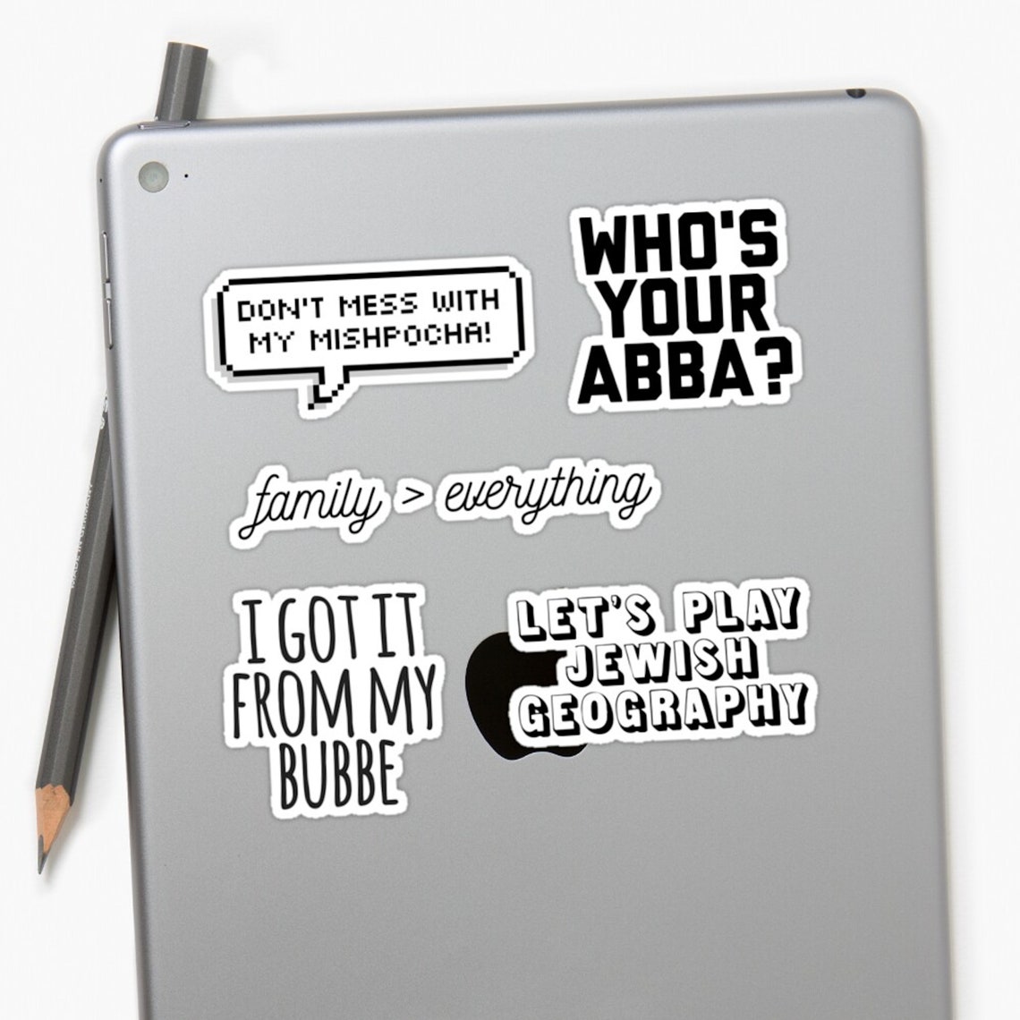 Nice Jewish Family Stickers 5 Sticker Pack - Etsy