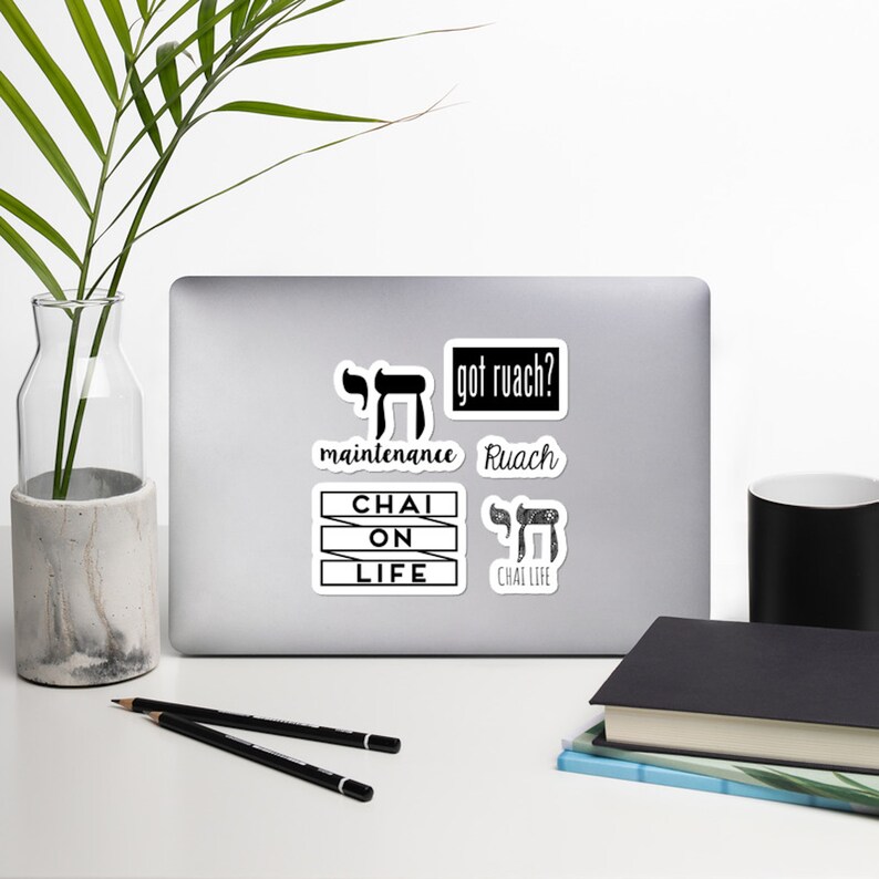 Chai Life Nice Jewish Stickers 5 Sticker Pack - Etsy
