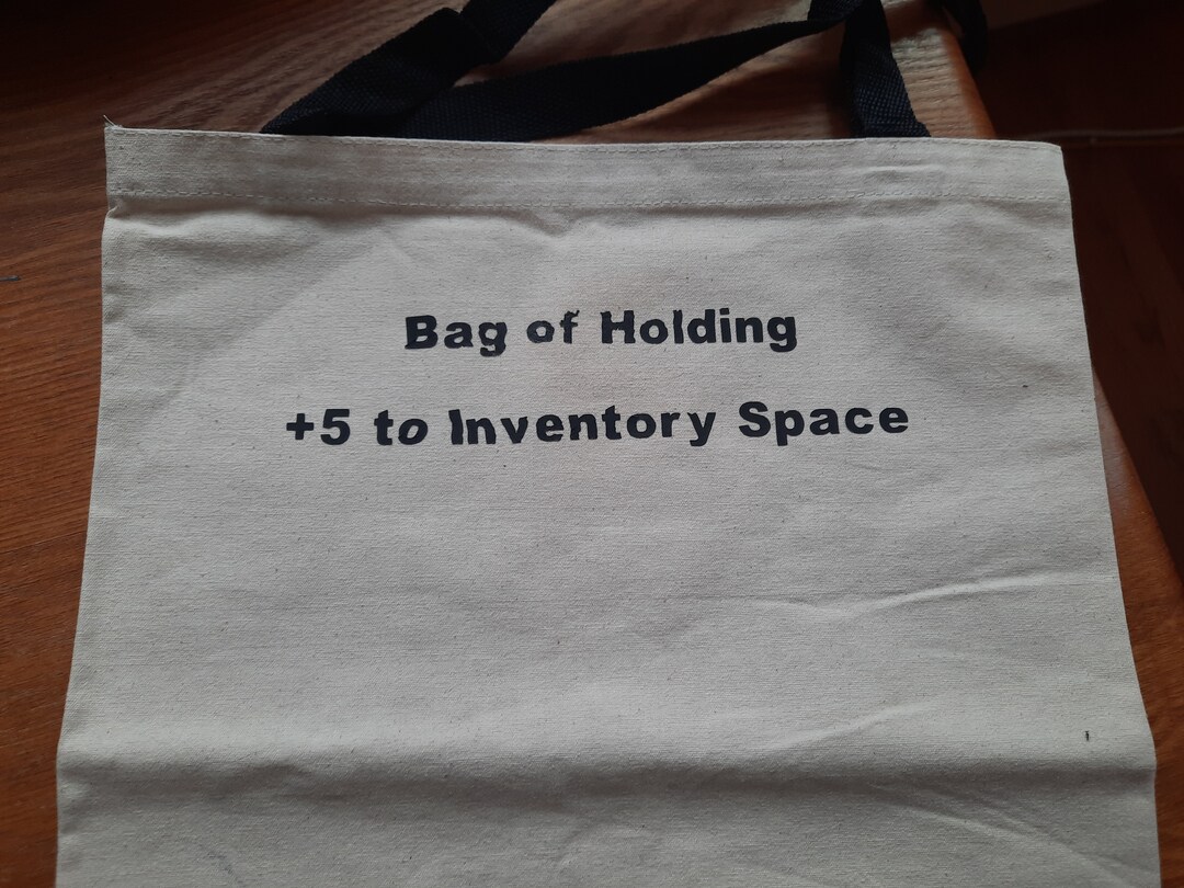 Bag of Holding Tote Bag - Etsy