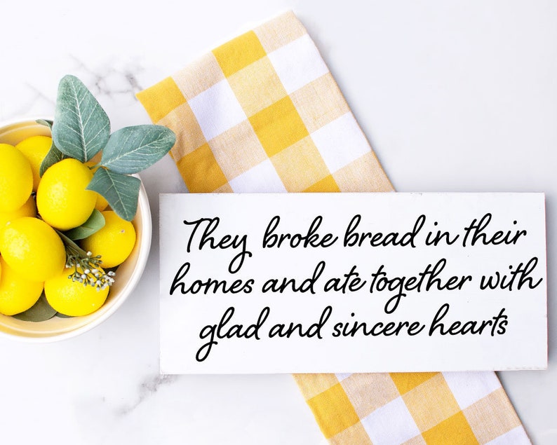 Bible Verse SVG Cut File Kitchen Signs Acts Scripture Svg - Etsy