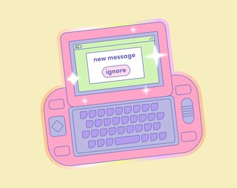 Sidekick 2000s Y2k Sticker - Etsy