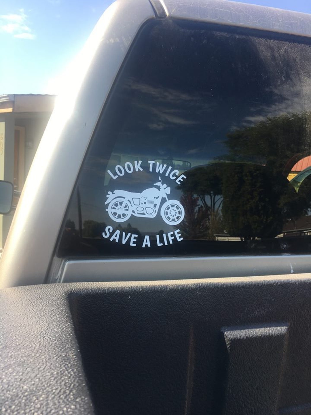 Look Twice Save a Life Decal - Etsy