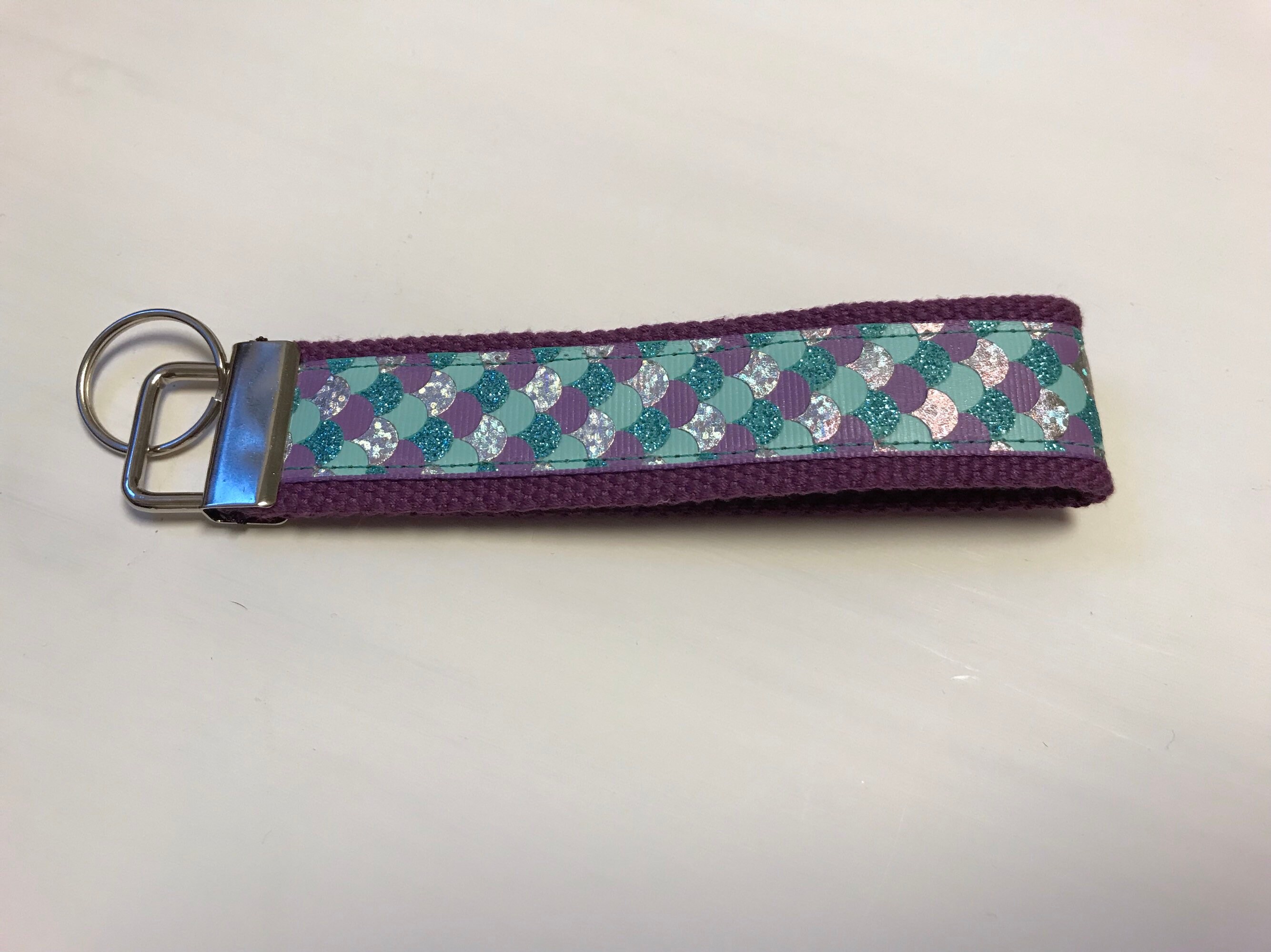 Mermaid Key Fob Wristlet Keychain Key Fob Wristlet Gift for | Etsy