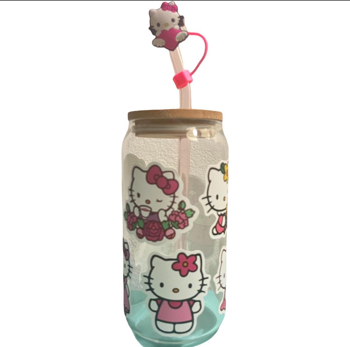 Hello Kitty Silicone Straw Topper - Etsy