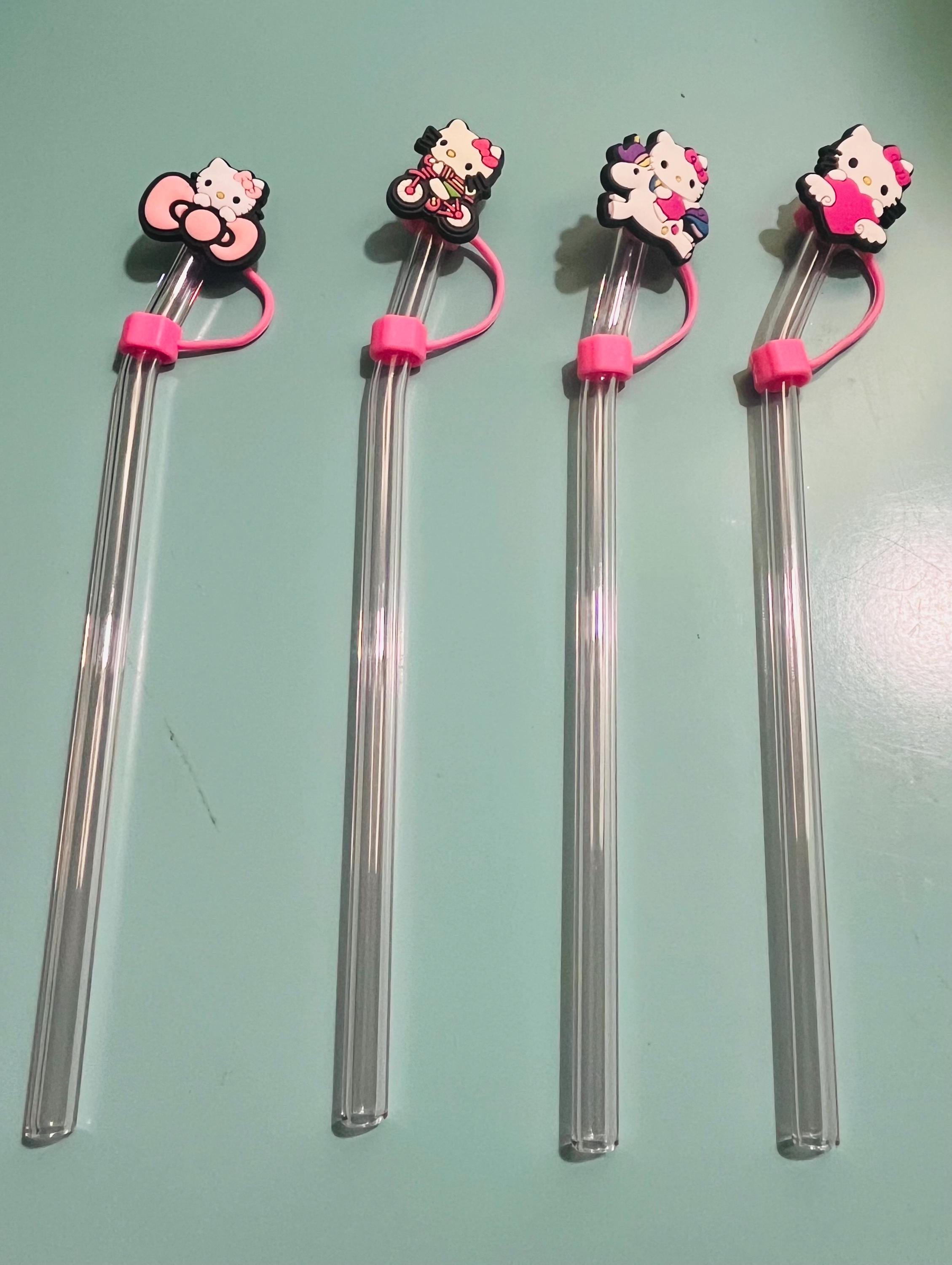 Hello Kitty Straw Topper - Etsy