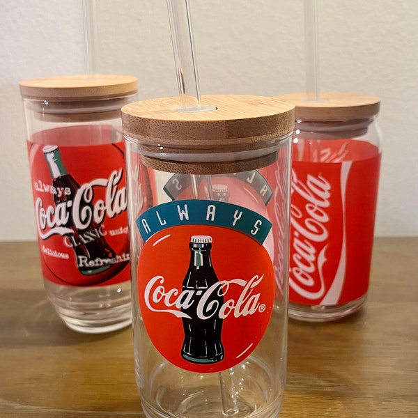 Coca Cola Glass - Etsy