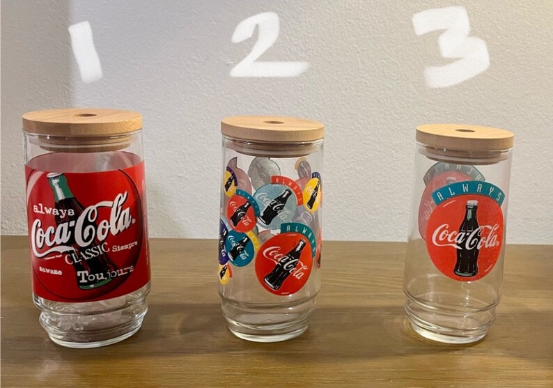 Coca Cola 16 Oz Glass Can - Etsy