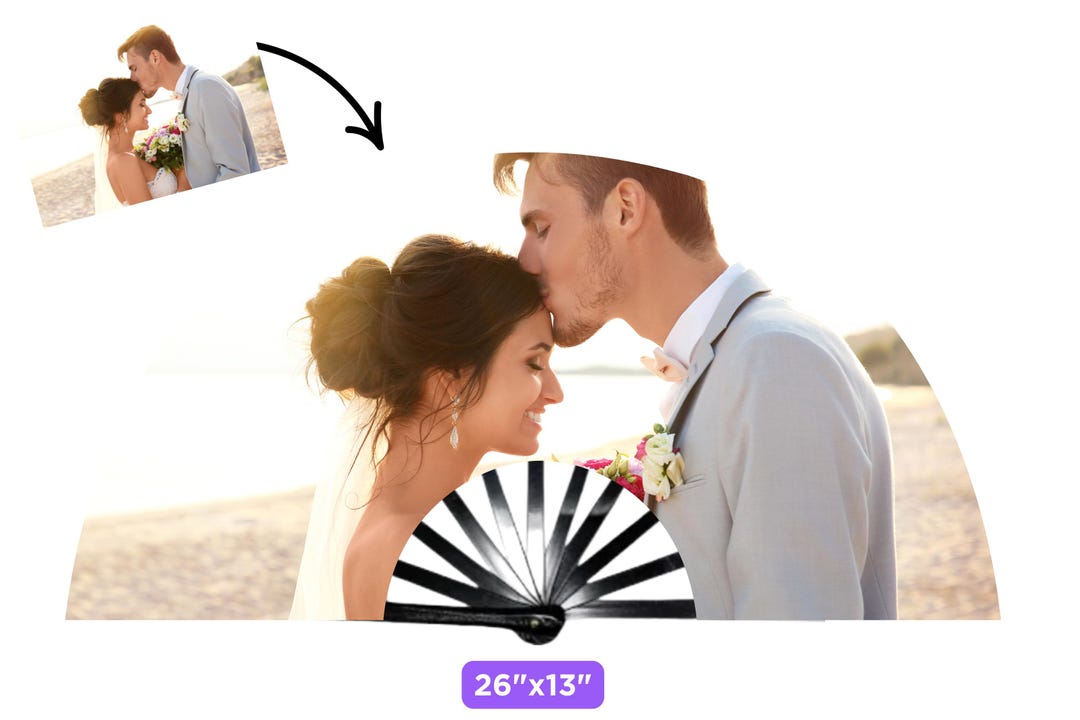 Custom Wedding Clack Fans - Rave Fans - Etsy