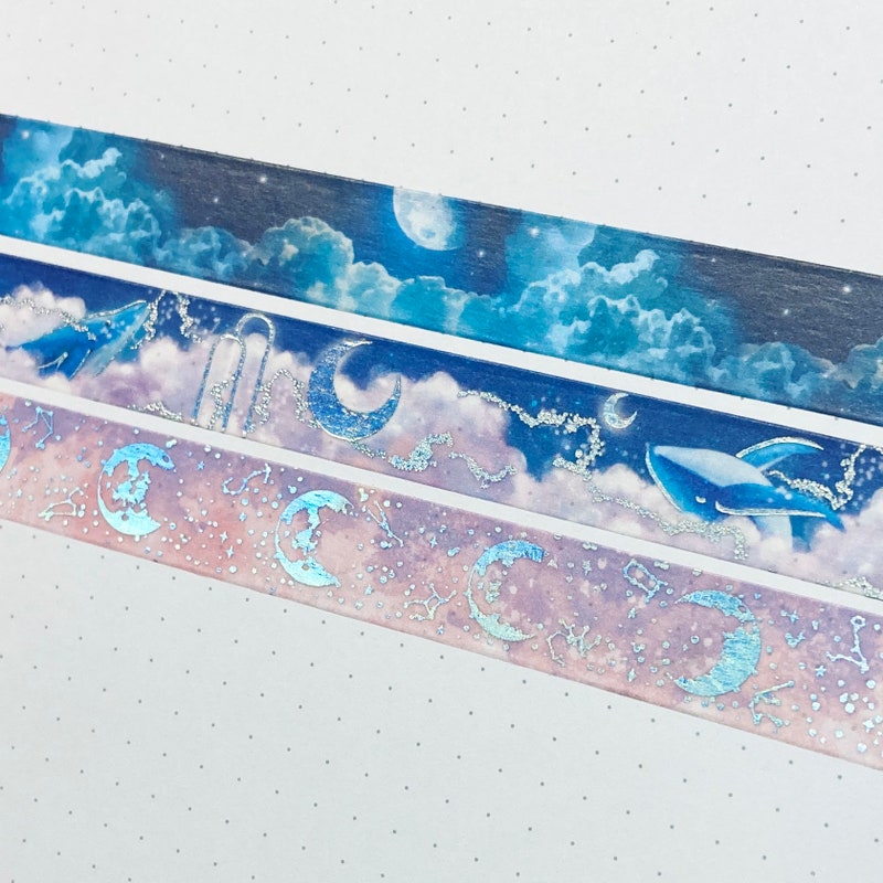 Blue Star Washi Tape - Etsy