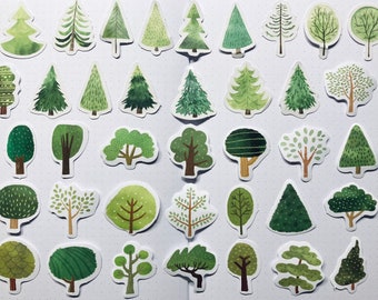 Tree Stickers | Etsy