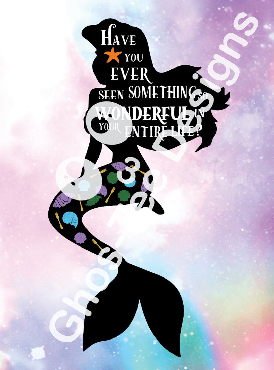 Ariel SVG File - Etsy