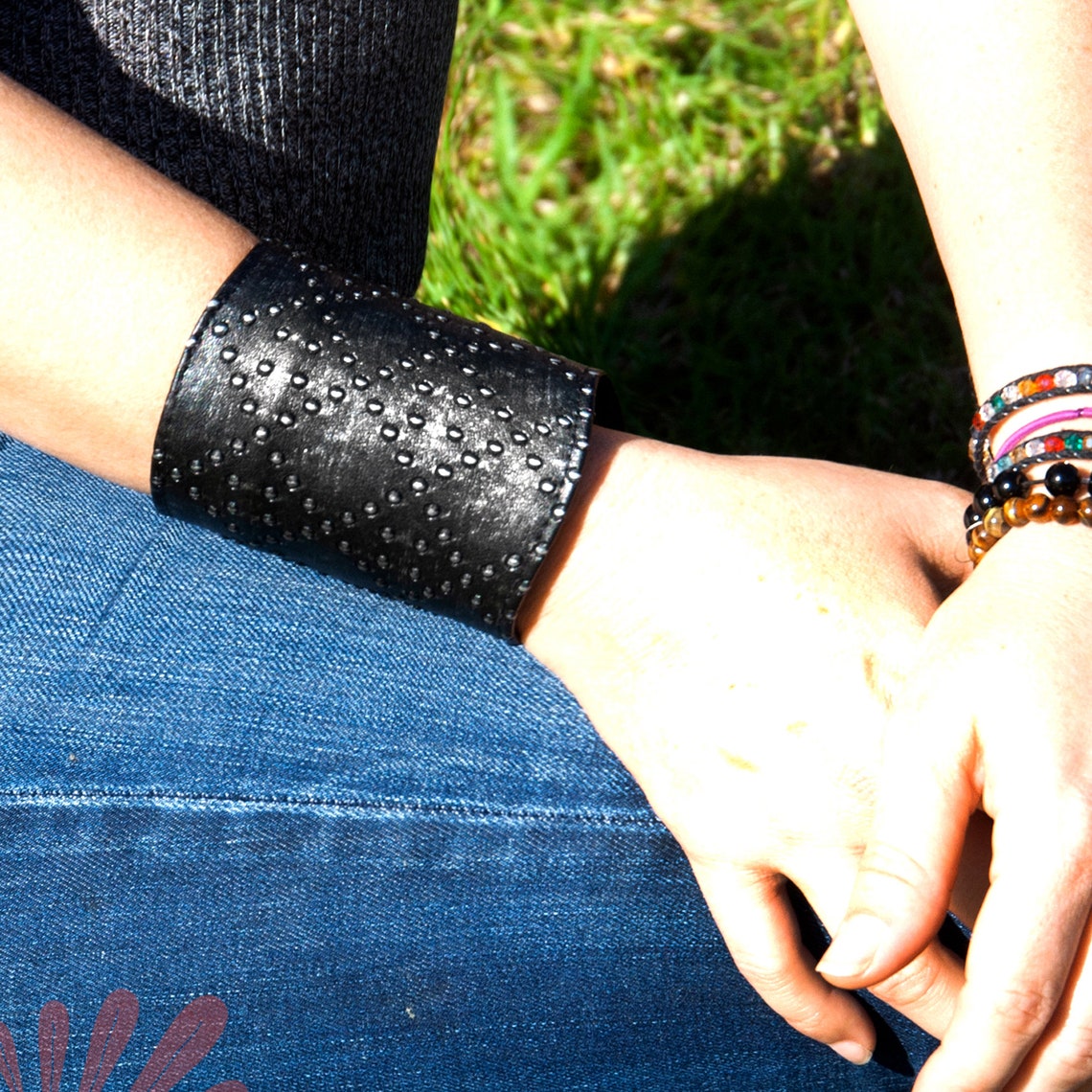 Faux Leather Wallet for Women WRIST WALLET Unisex Bracelet - Etsy