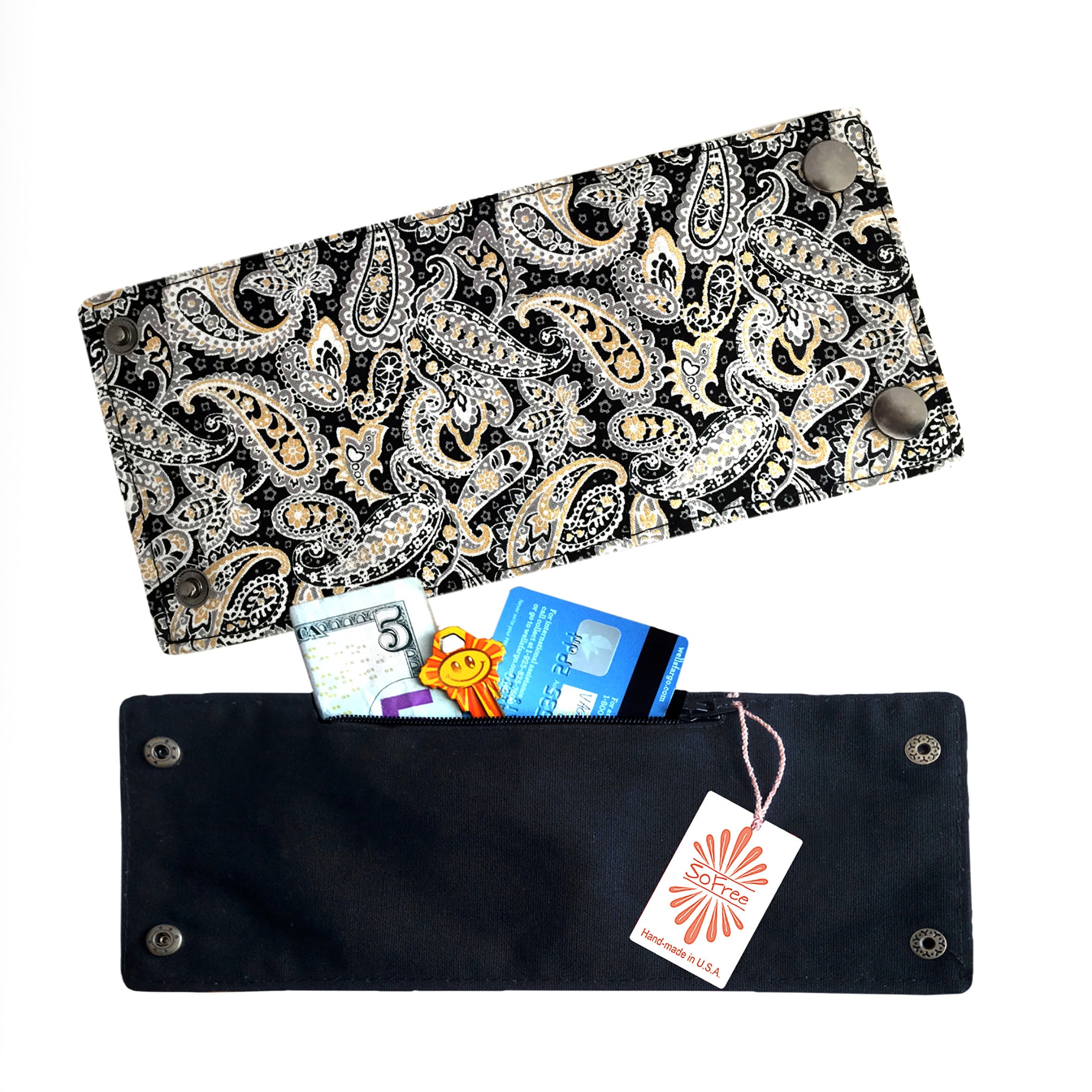 Hidden Compartment Bracelet Compact Wallet WRIST WALLET | Etsy