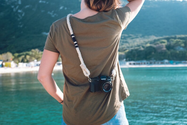 Camera strap RAW navy | Etsy