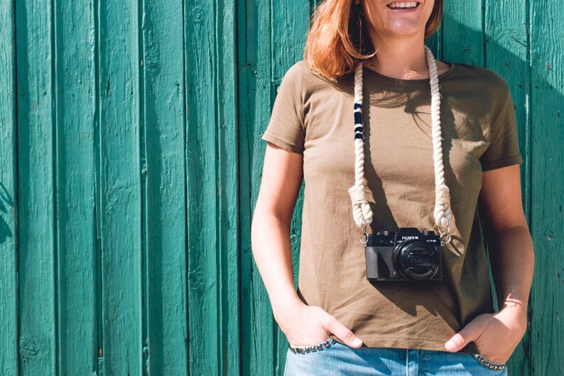 Camera strap RAW navy | Etsy