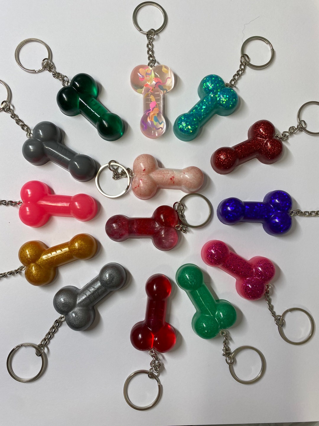 50mm Penis Willy Keyring. Sperm Hen Party - Etsy